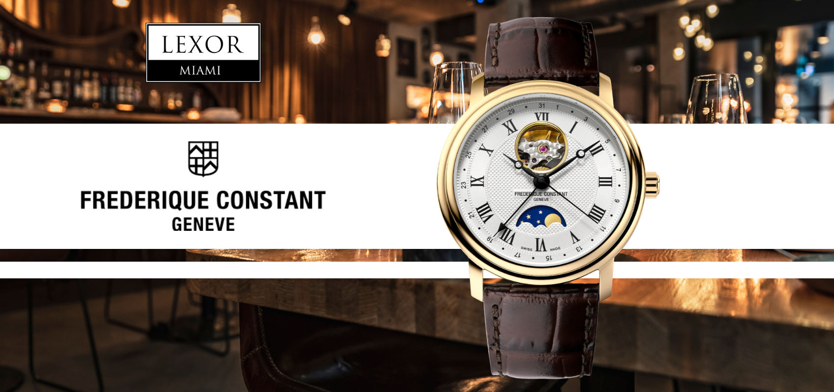 Frederique Constant Heart Beat Moonphase: lujo atemporal – Lexor Miami