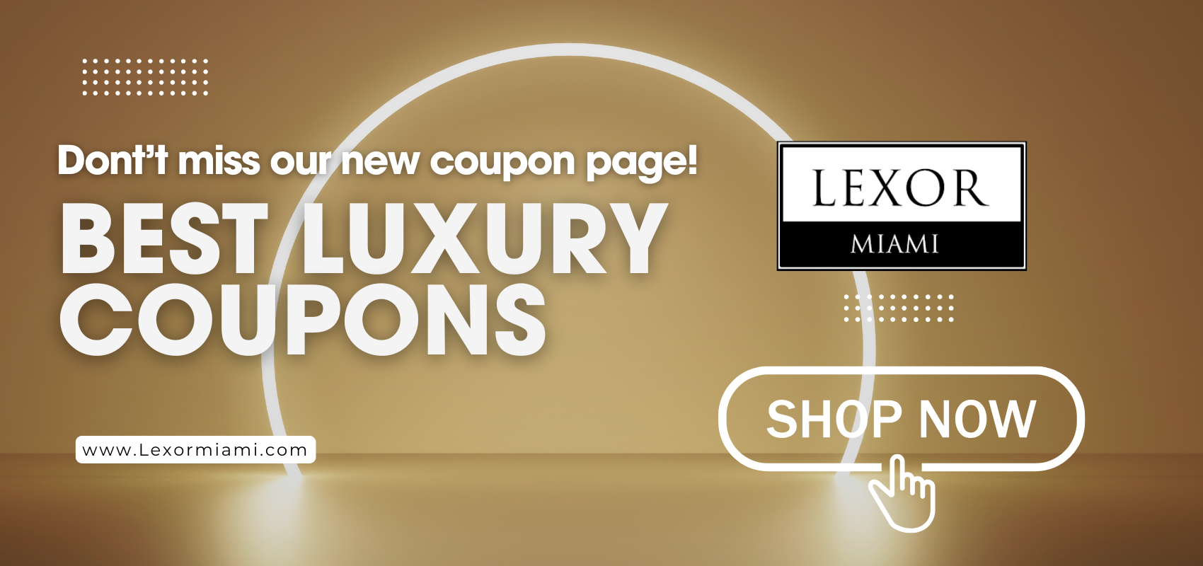 Exclusive Luxury Coupons in Miami: Save on Watches, Sunglasses and Per ...