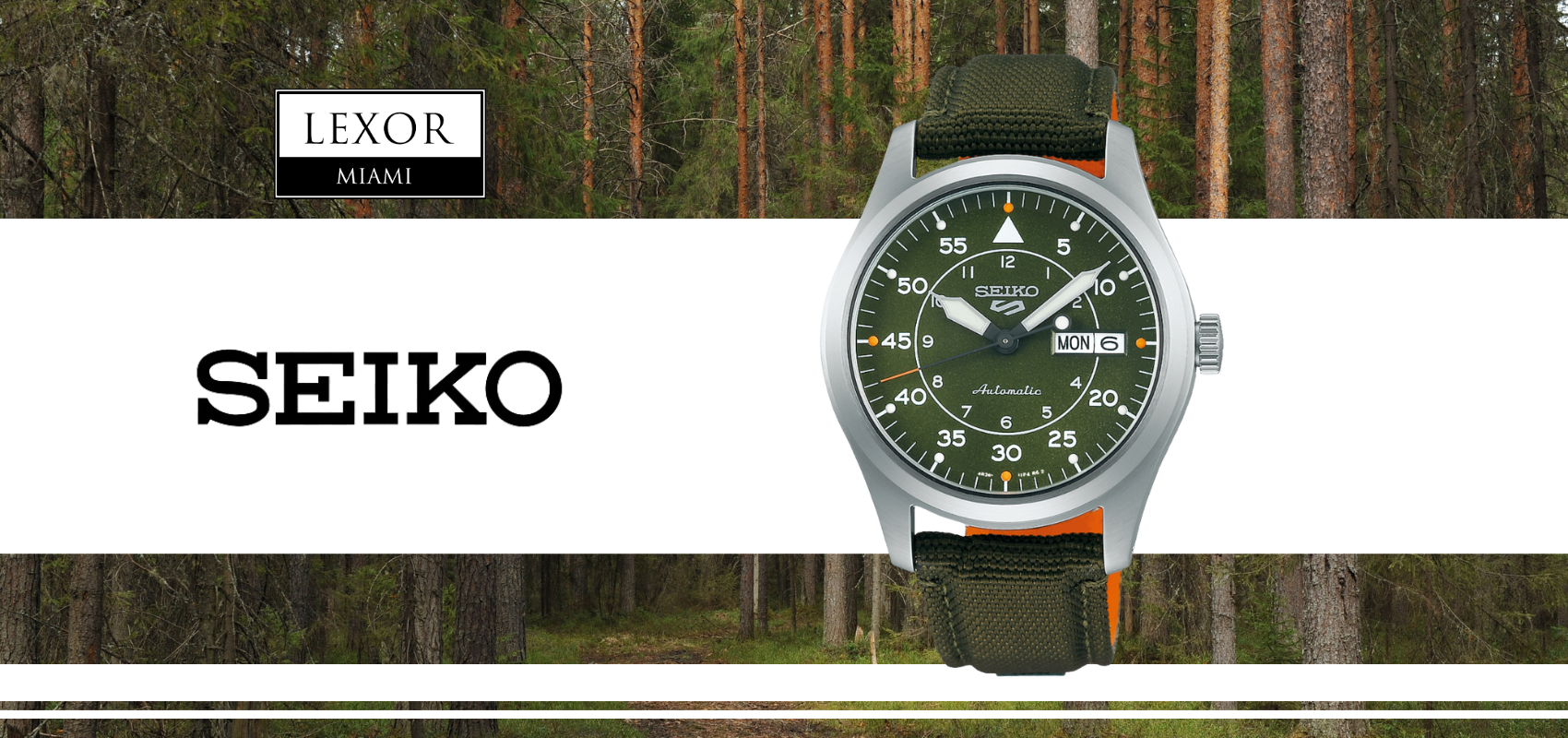 Buy Seiko Sports SRPH29 Men's Automatic Watch | Lexor Miami