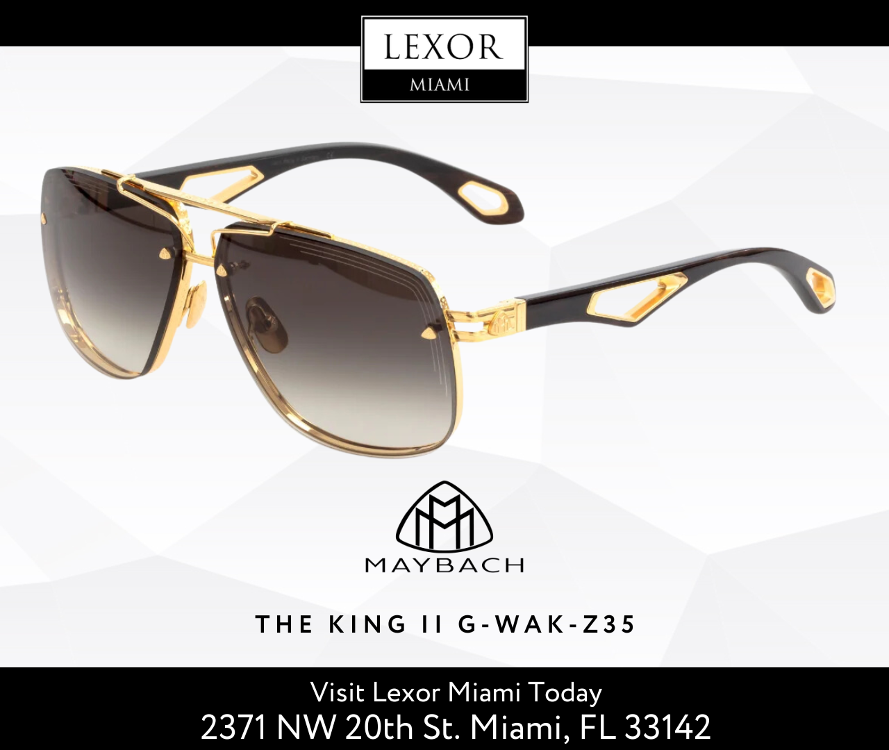 Elevate Your Style with the Exquisite Maybach The King II Sunglasses ...