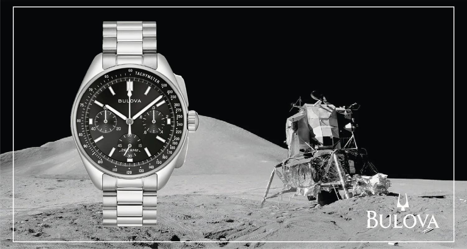 Experience Out-of-This-World Precision with Bulova Lunar Pilot 96K111 ...