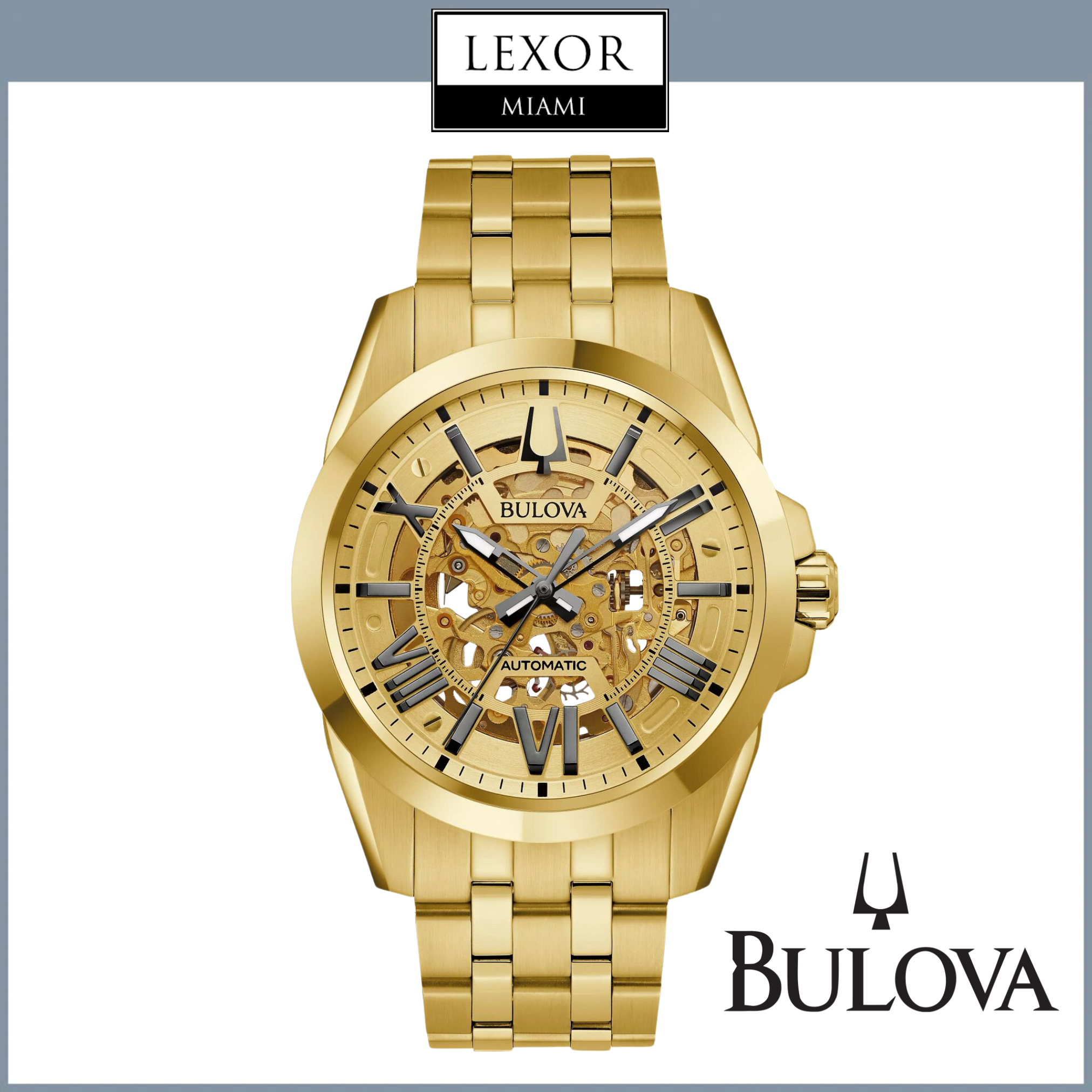 Bulova 97A162 Sutton Watch Automatic Men Watch – Lexor Miami
