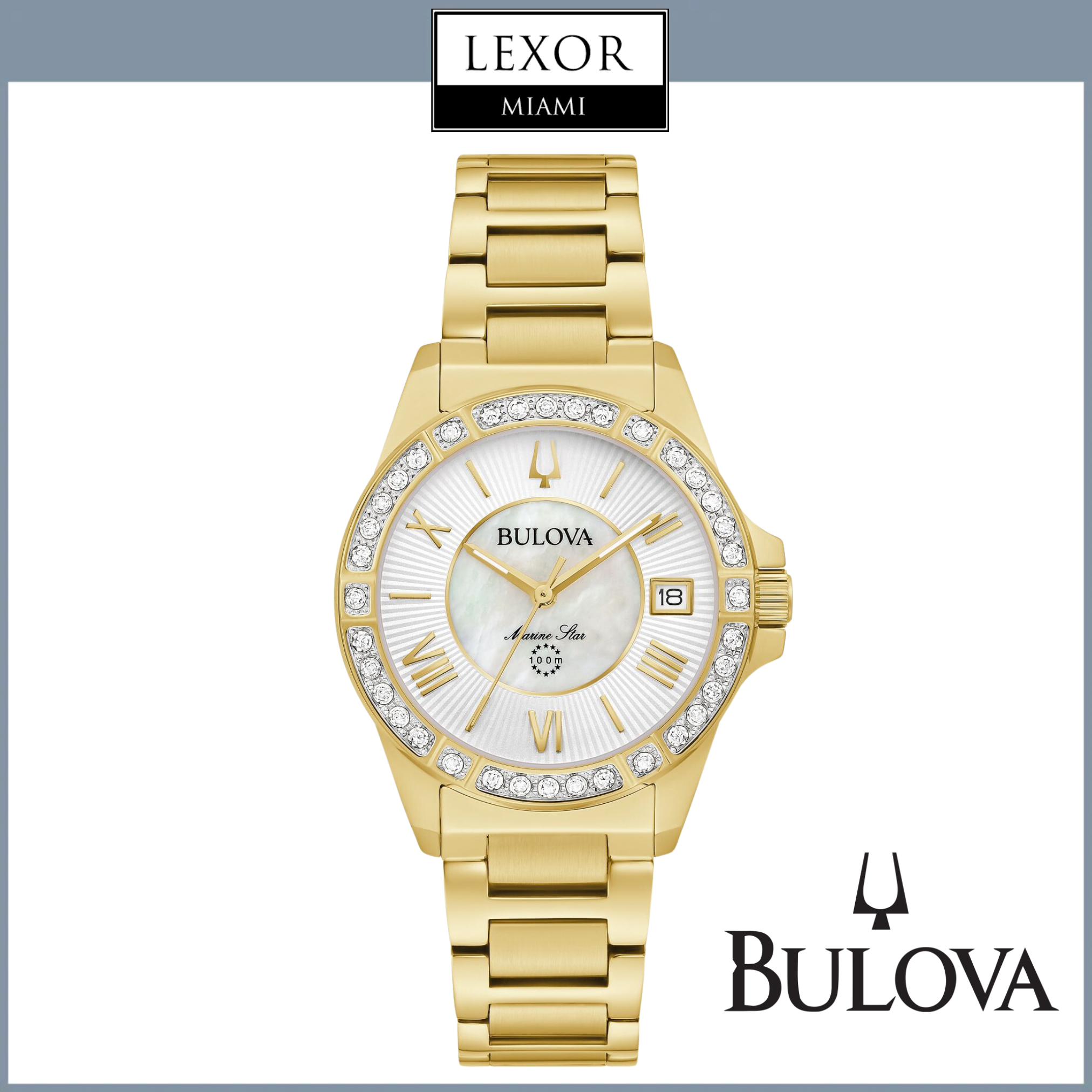 Bulova 98R294 Marine Star Series L Woman's Watches – Lexor Miami