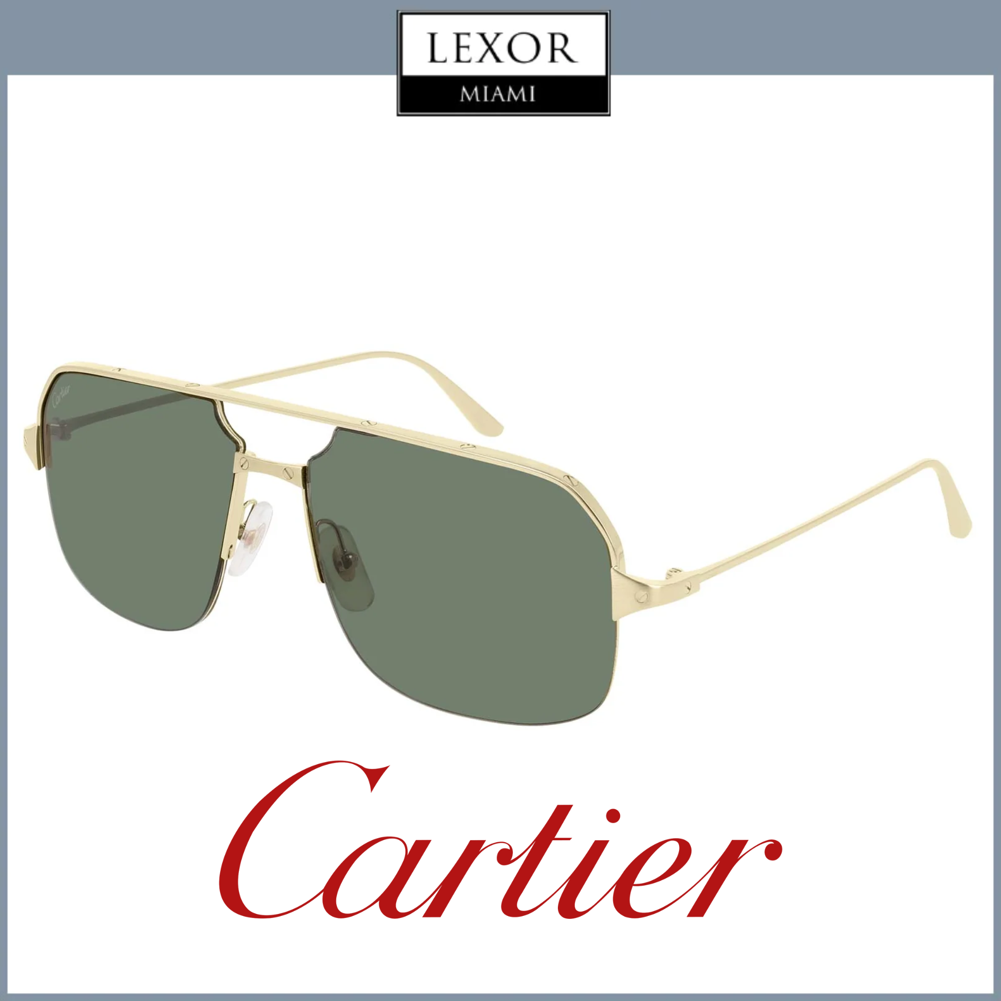 Cartier CT0230S 002 59 Unisex Sunglasses – Lexor Miami