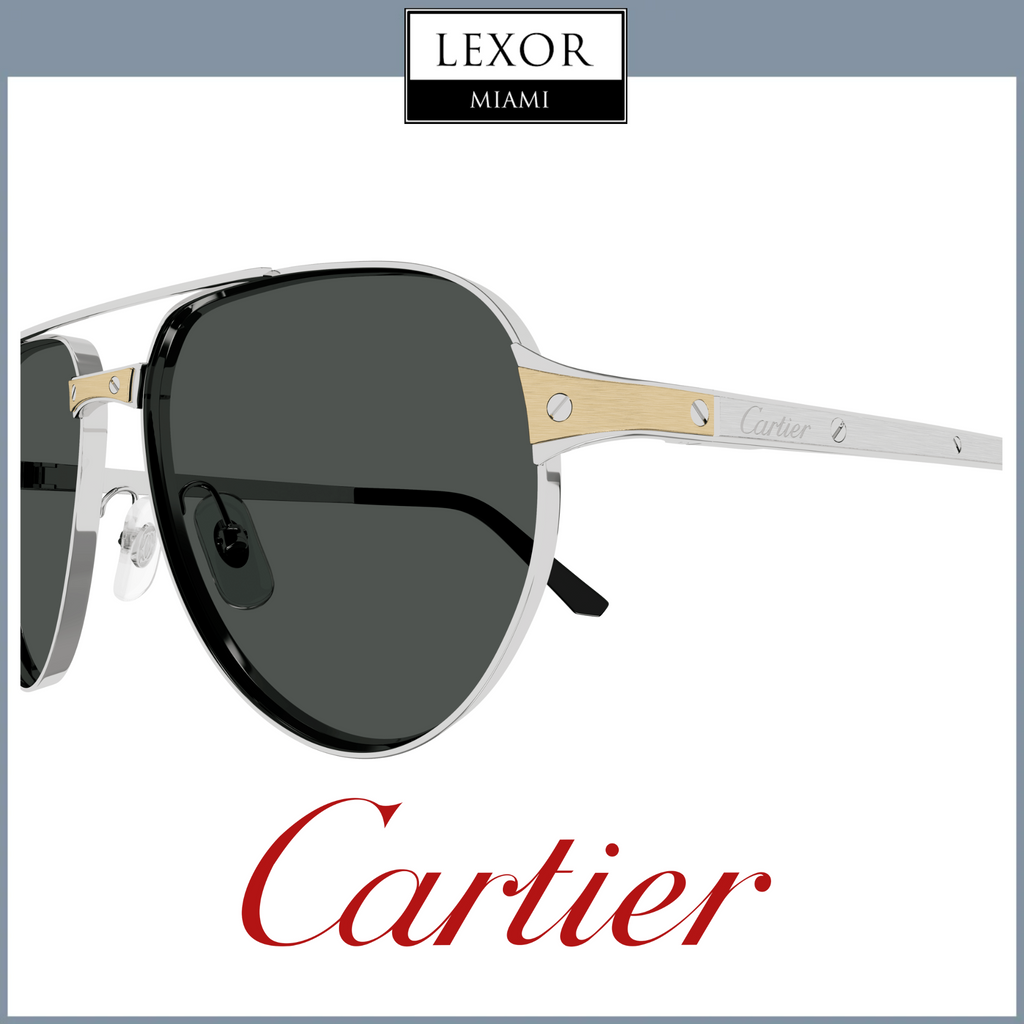 Cartier CT0425S-001 59 Sunglass MAN METAL – Lexor Miami