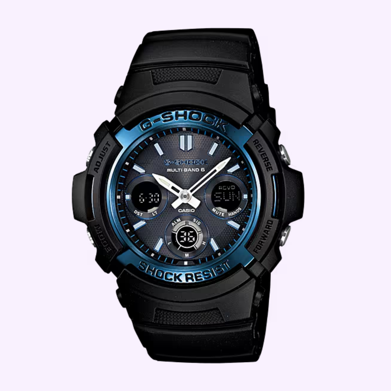 CASIO G Shock Watch ANALOG-DIGITAL AWG-100 M100 SERIES AWGM100A-1A ...