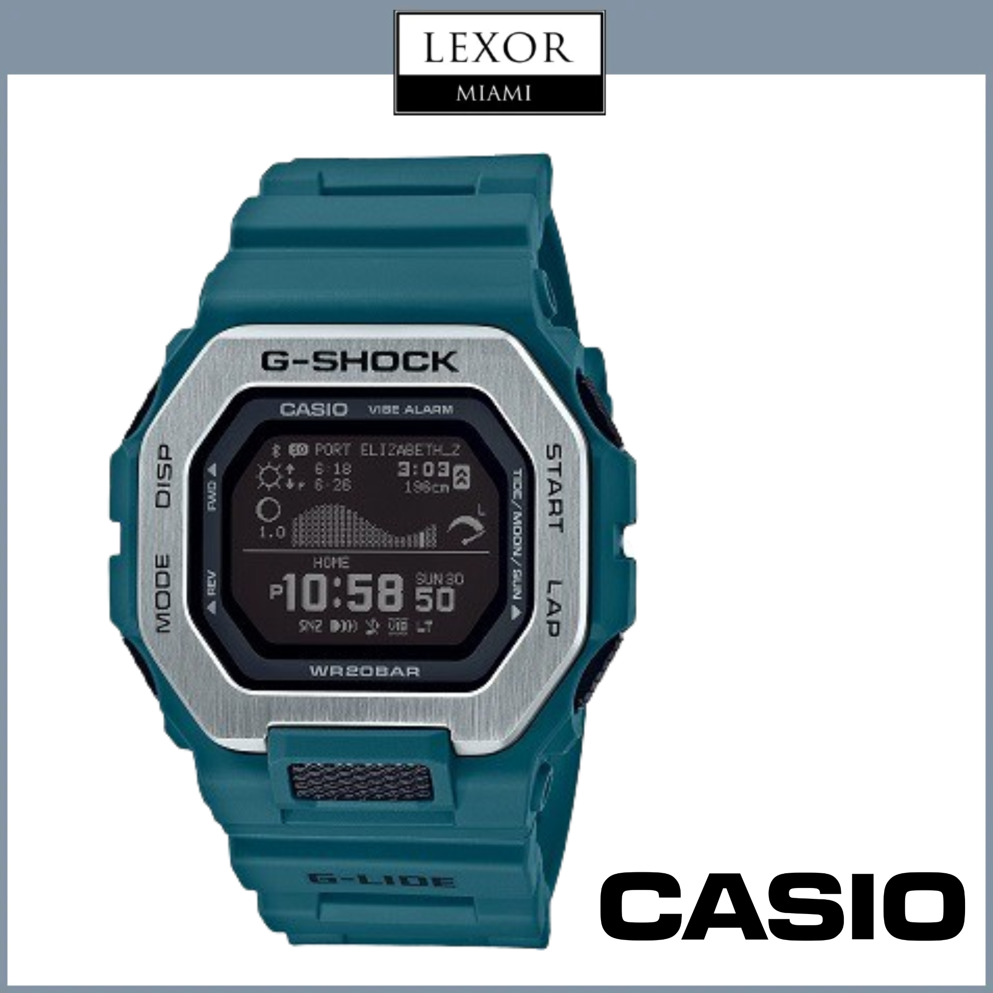 CASIO G-SHOCK Watches G-Lide BLE MIP GBX100-2 – Lexor Miami