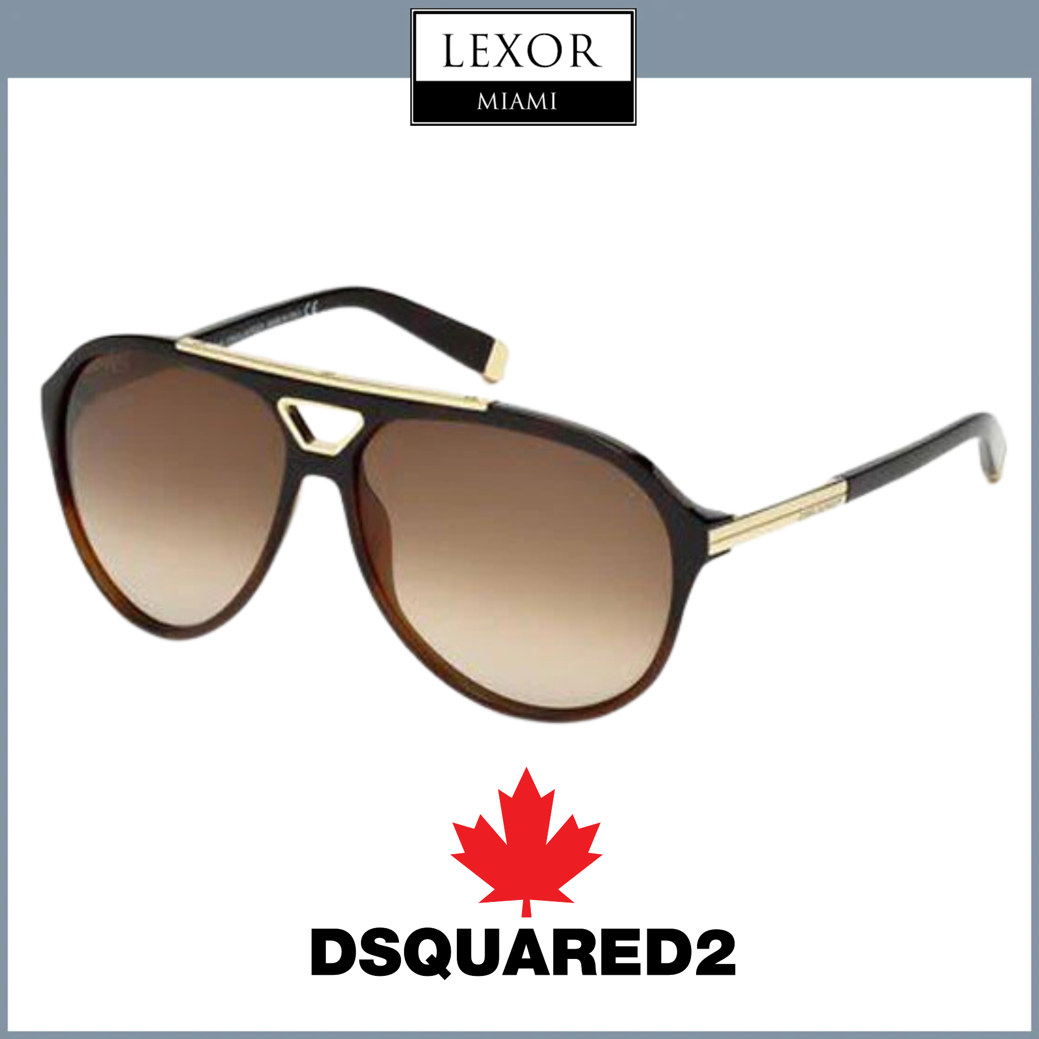 Dsquared DQ0076 56F 60 Unisex Sunglasses – Lexor Miami