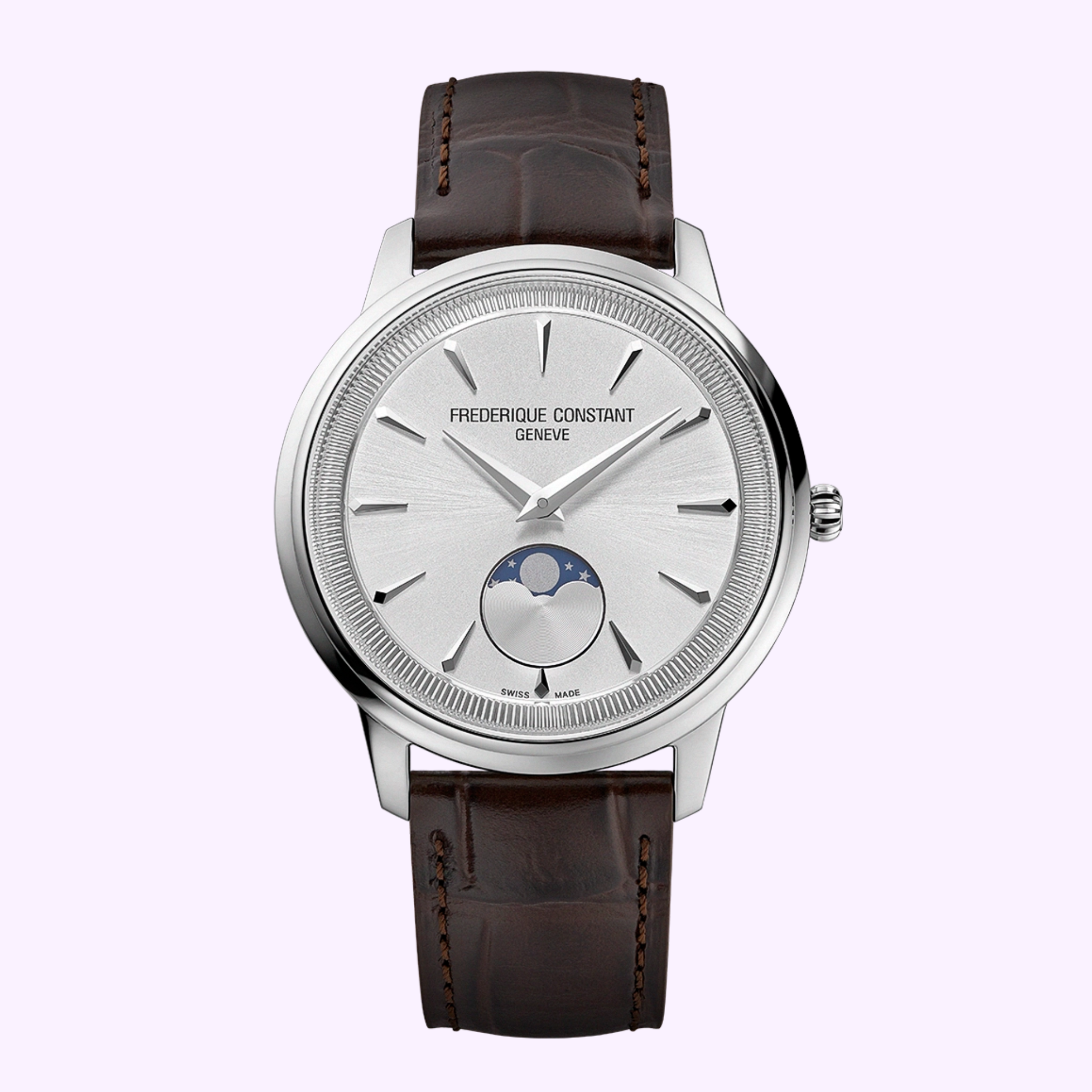 Frederique Constant Watches Classics Moneta Moonphase FC-206S3S6 ...