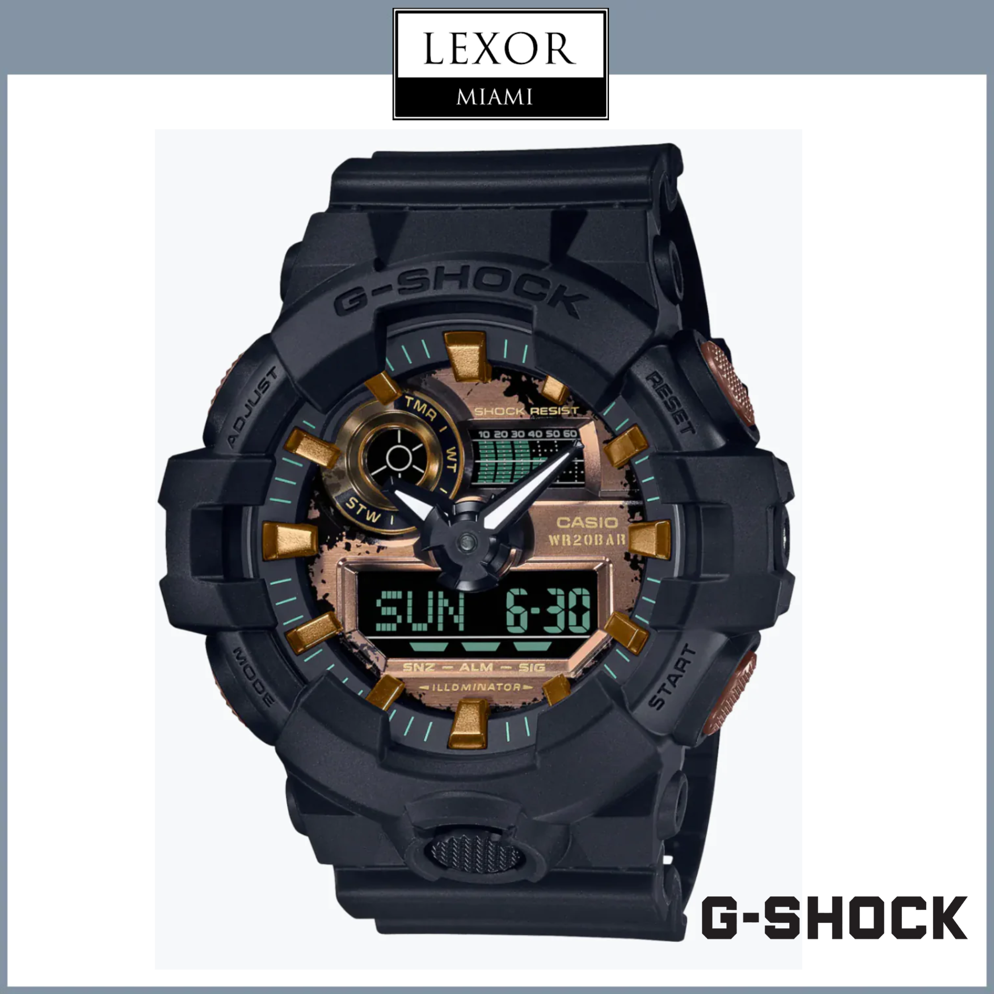 G-SHOCK ANALOG-DIGITAL GA-700 SERIES GA700RC-1A UPC:889232350400 ...