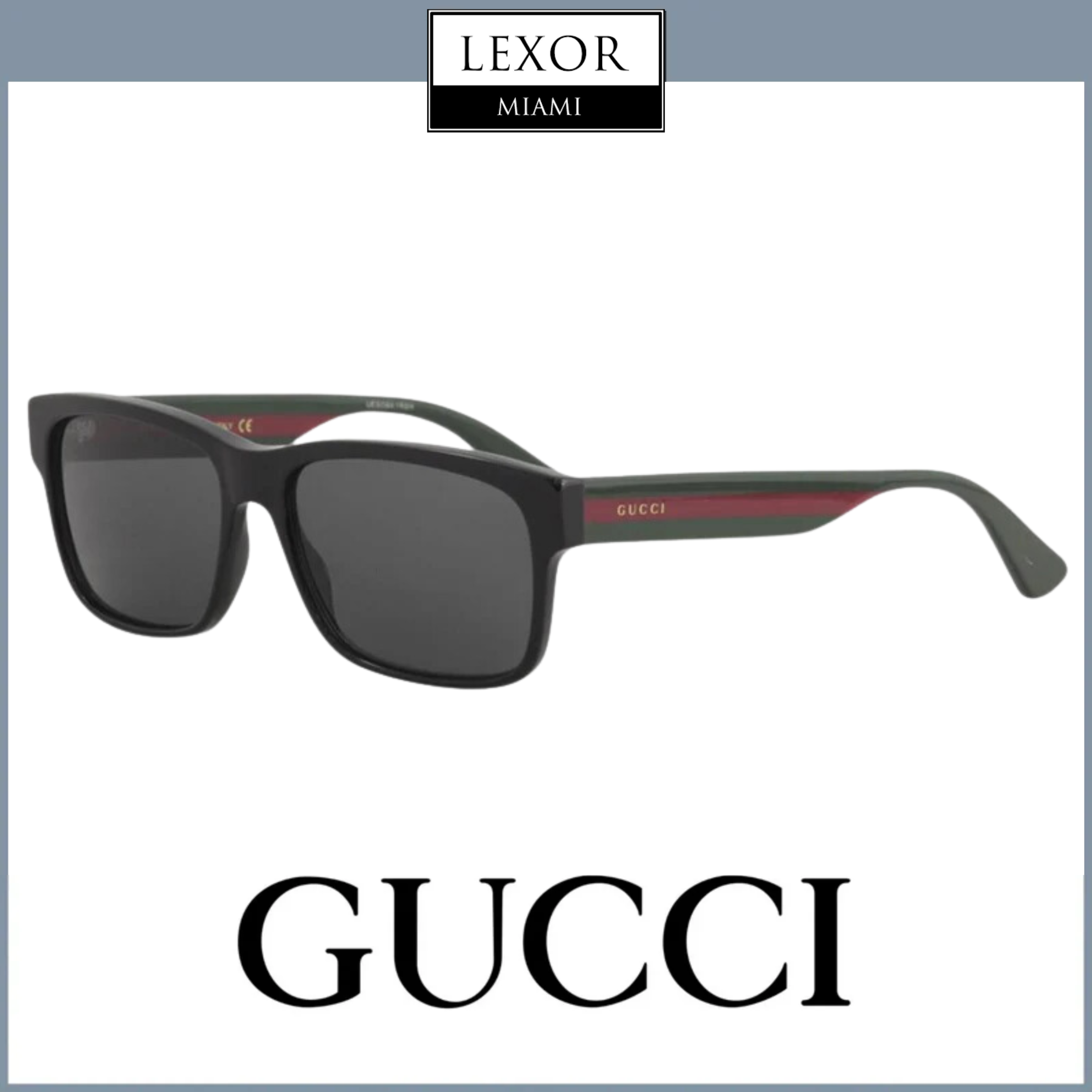 Gucci GG0340S-006 58 Sunglass MAN ACETATE – Lexor Miami