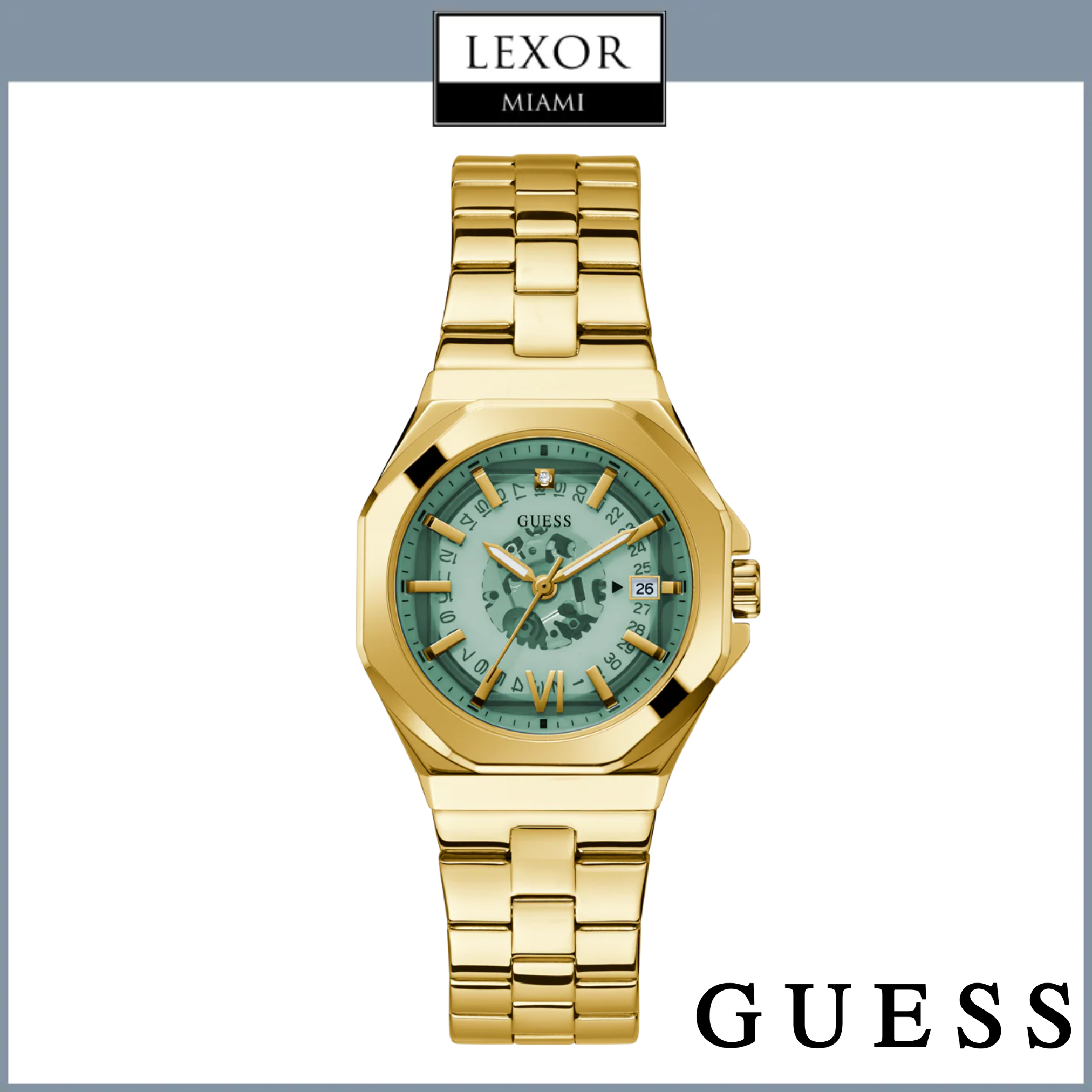 Guess GW0551L4 EMPRESS Gold Tone Stainless Steel Ladies Watch – Lexor Miami