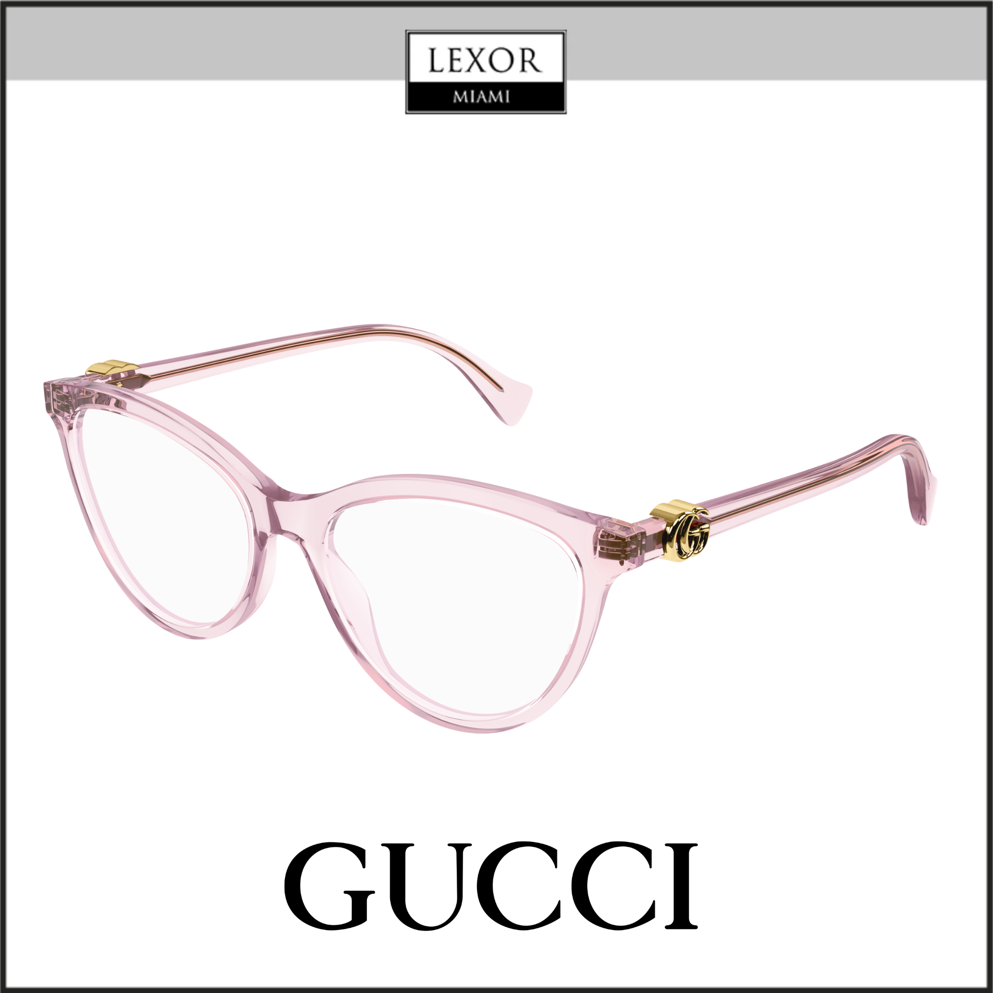 Gucci GG1179O-007 53 Optical Frame WOMAN – Lexor Miami