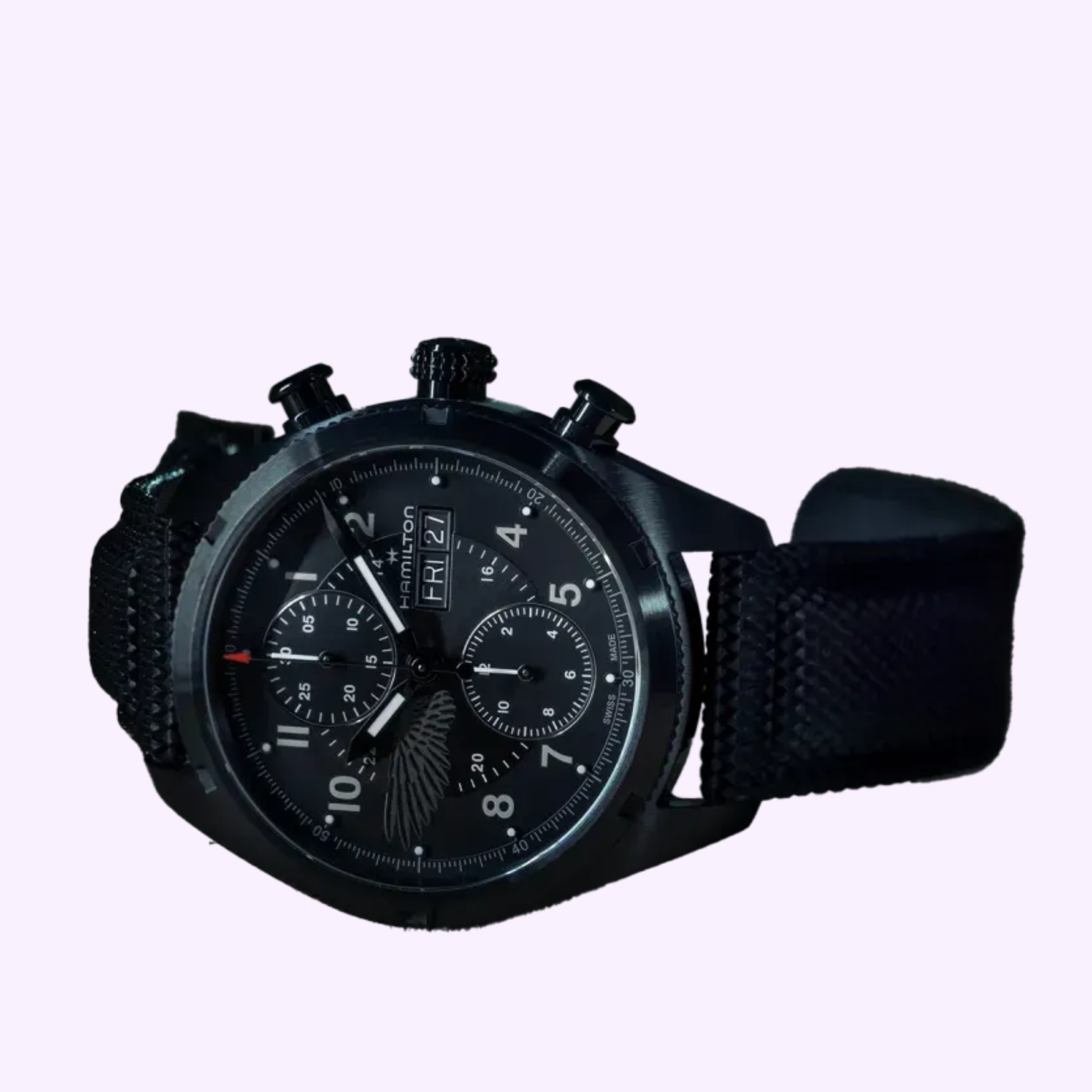Hamilton watches RESIDENT EVIL KHAKI FIELD AUTO CHRONO 42mm H71636330 ...