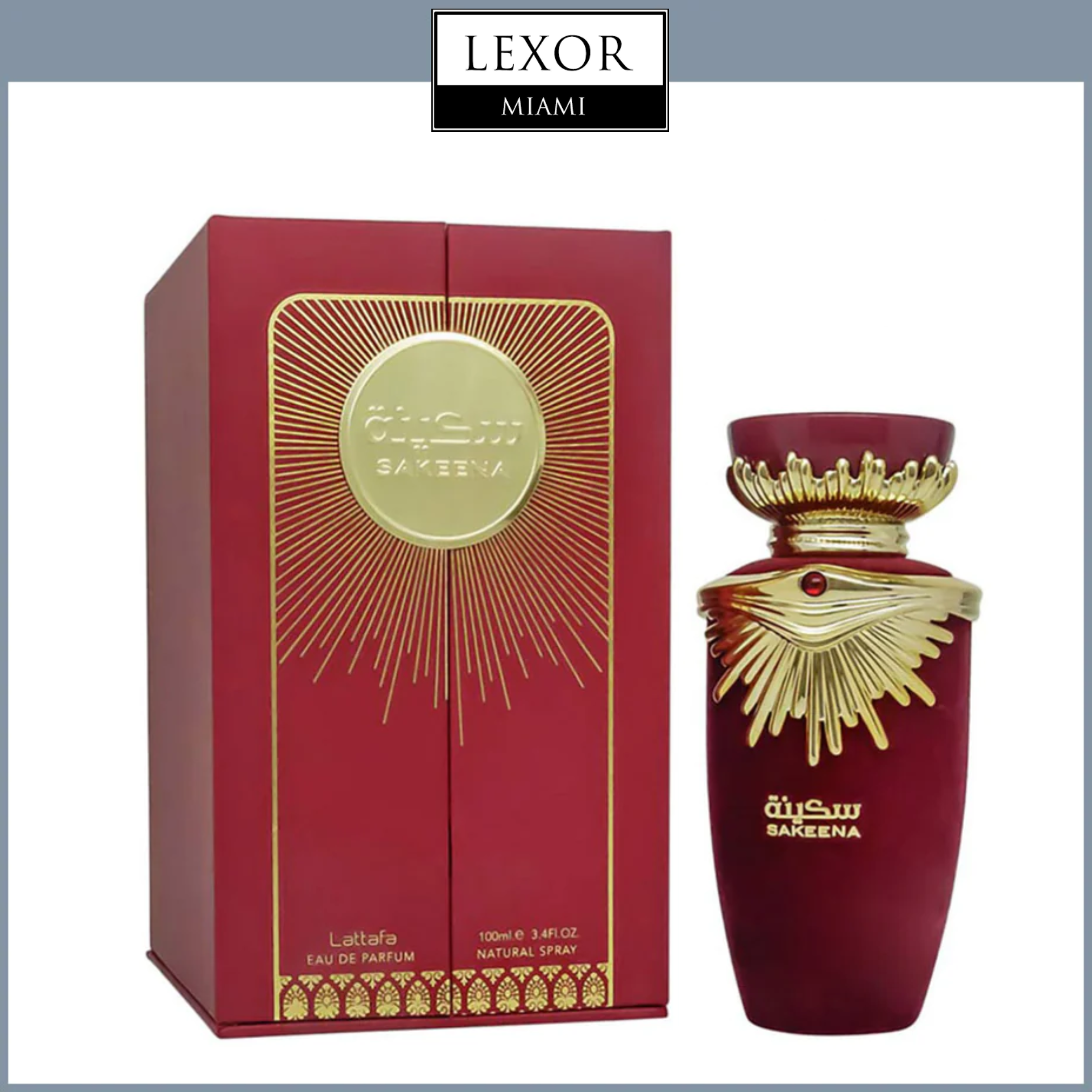 Lattafa Sakeena 3.4 EDP Sp Unisex – Lexor Miami