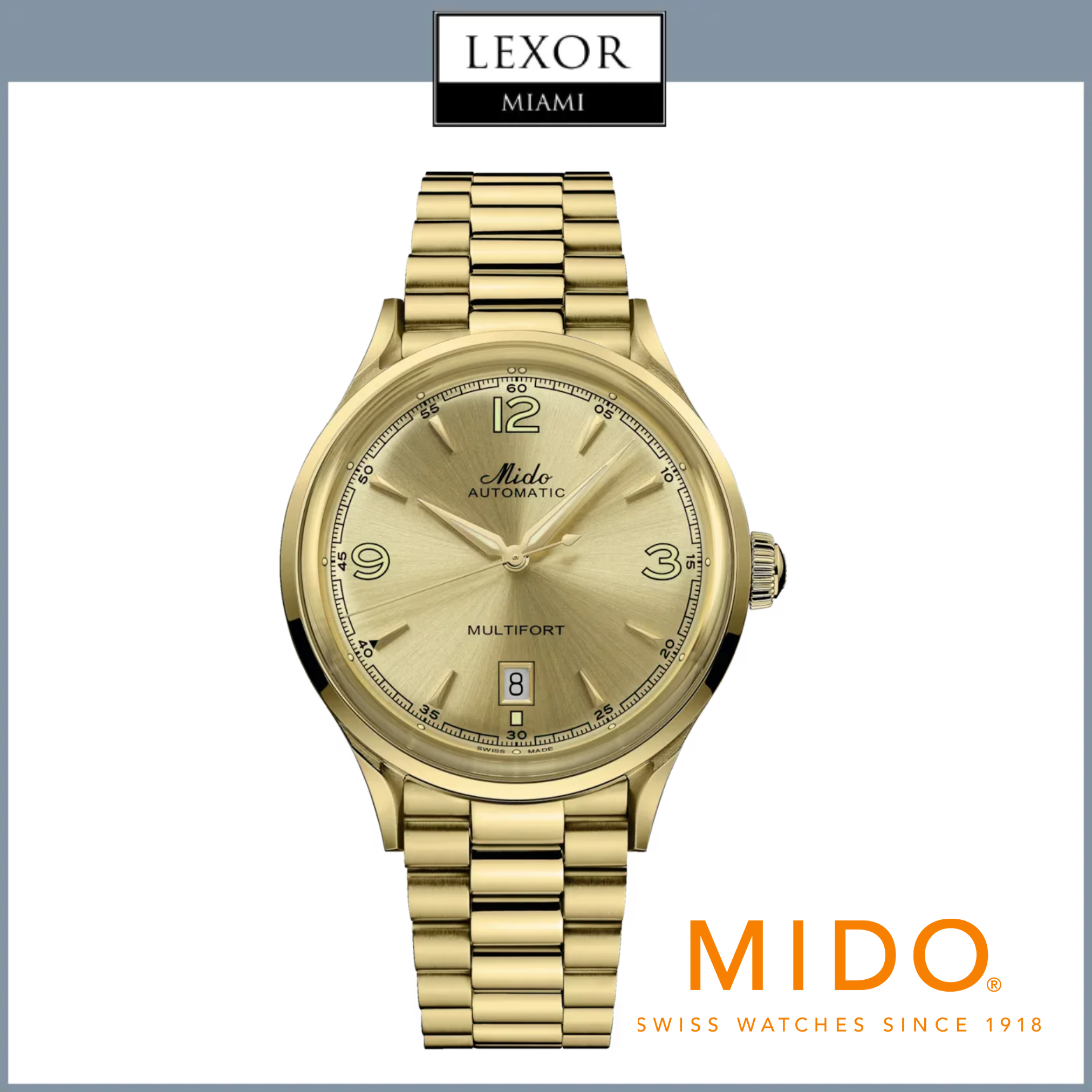 Mido M040.407.33.027.00 MULTIFORT POWERWIND Men Watches – Lexor Miami