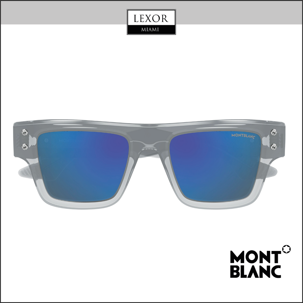Montblanc MB0253S-004 52 Sunglass MAN RECYCLED ACE – Lexor Miami