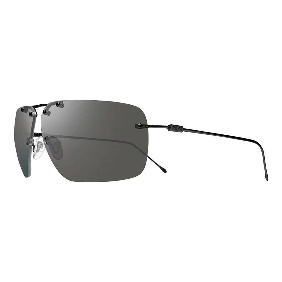 Revo RE 1190 01 GY AIR 1 GY Satin Black Man Sunglasses – Lexor Miami