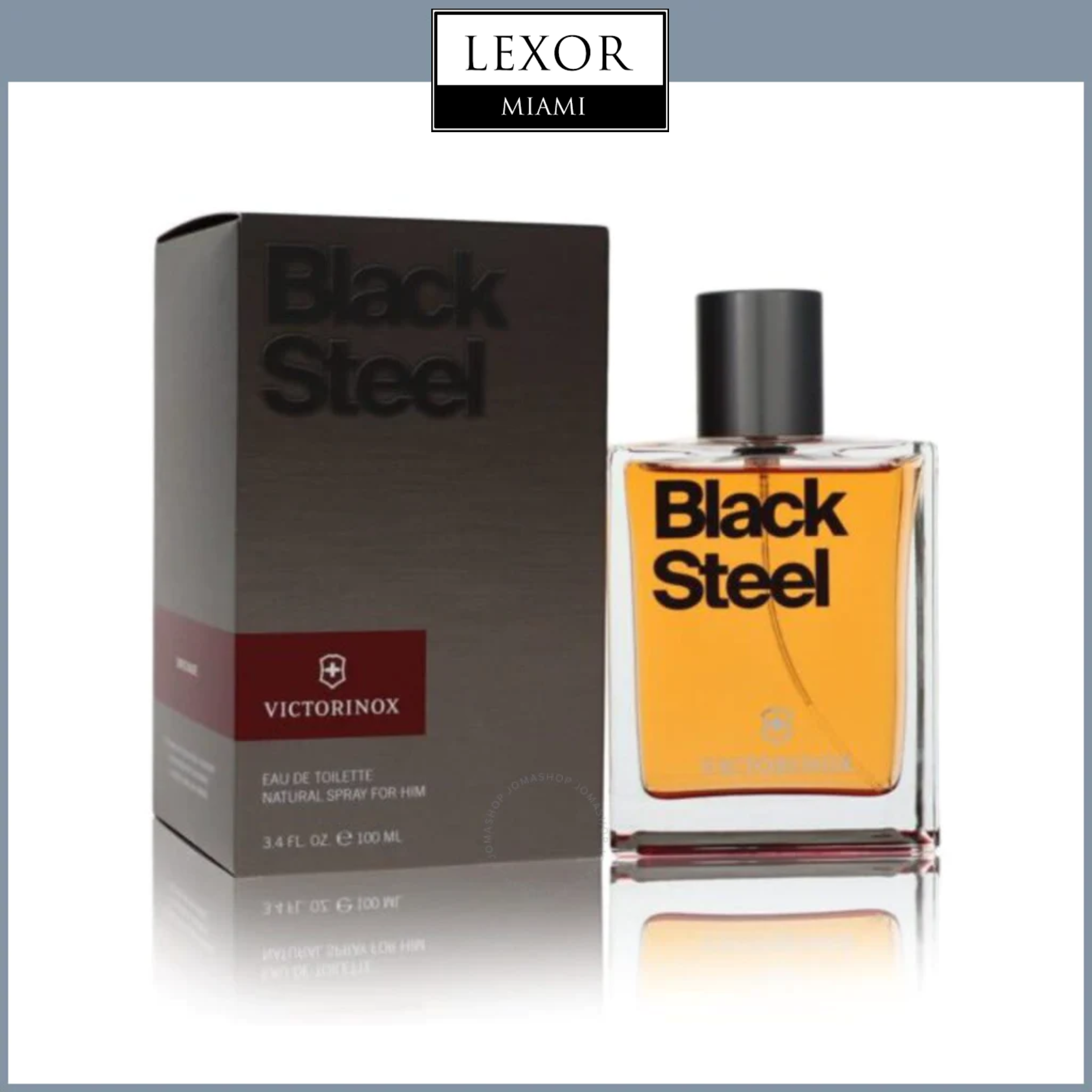 SWISS ARMY BLACK STEEL 3.4 EDT Men Perfume – Lexor Miami