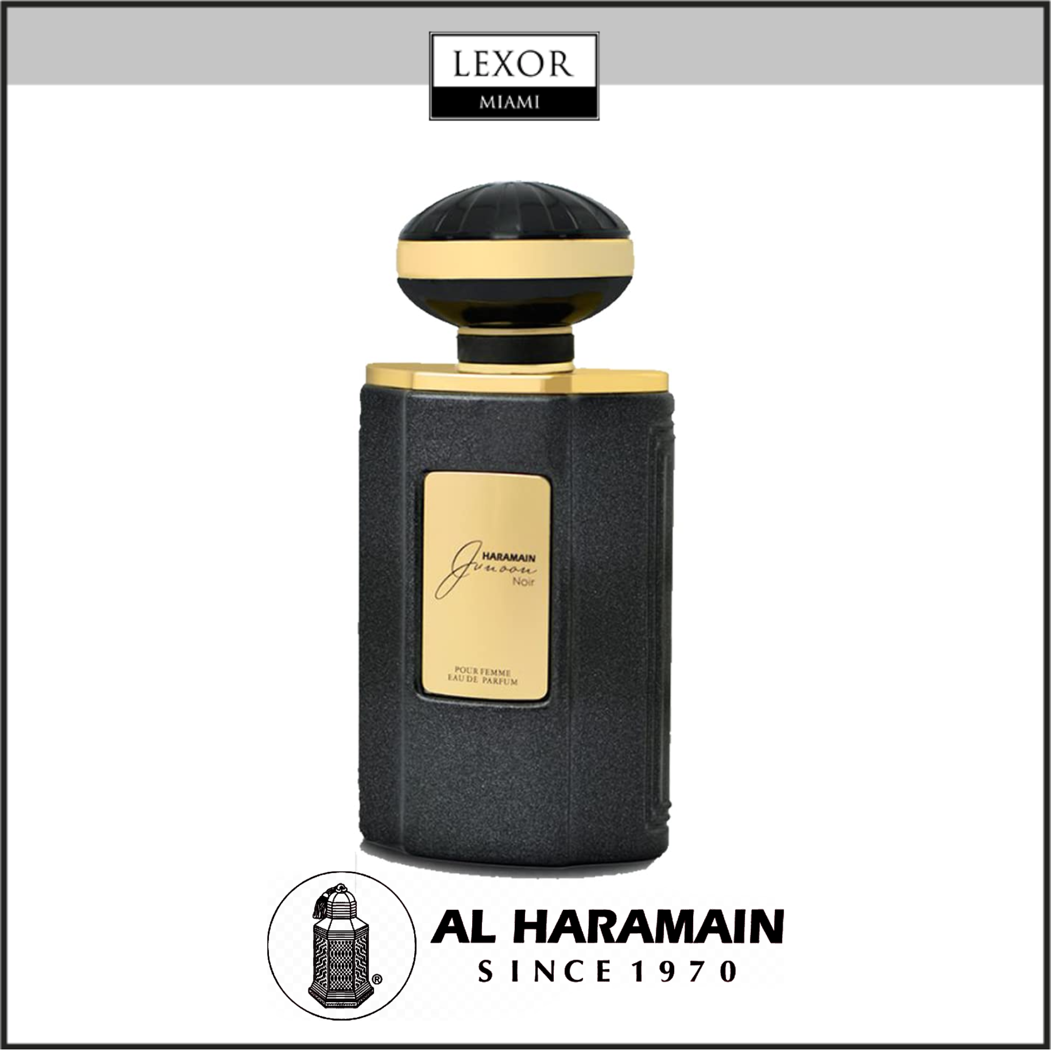 Al Haramain Junoon Noir 2.5oz EDP Unisex Perfume – Lexor Miami