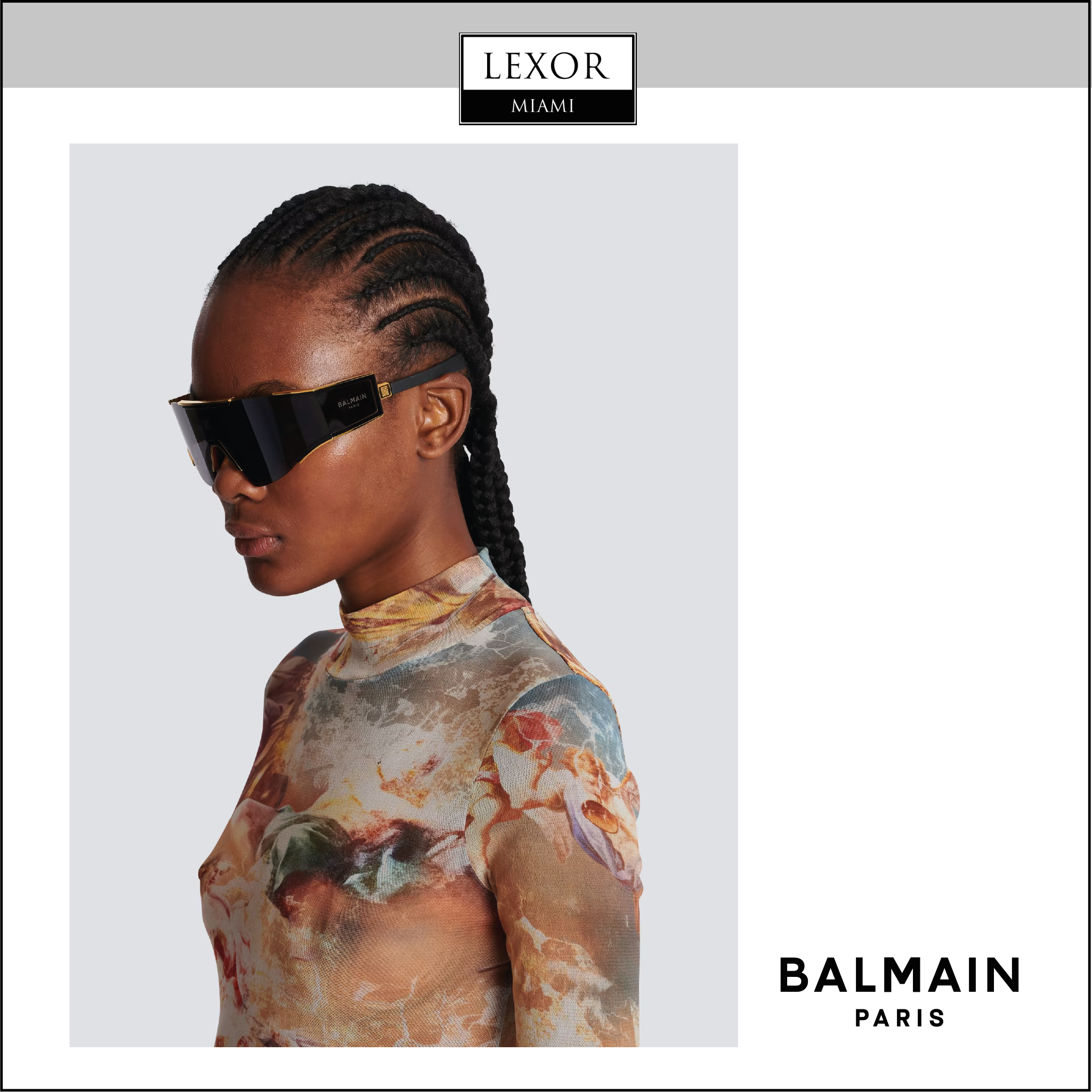 Balmain BPS-138A-141 FLECHE Unisex Sunglasses – Lexor Miami