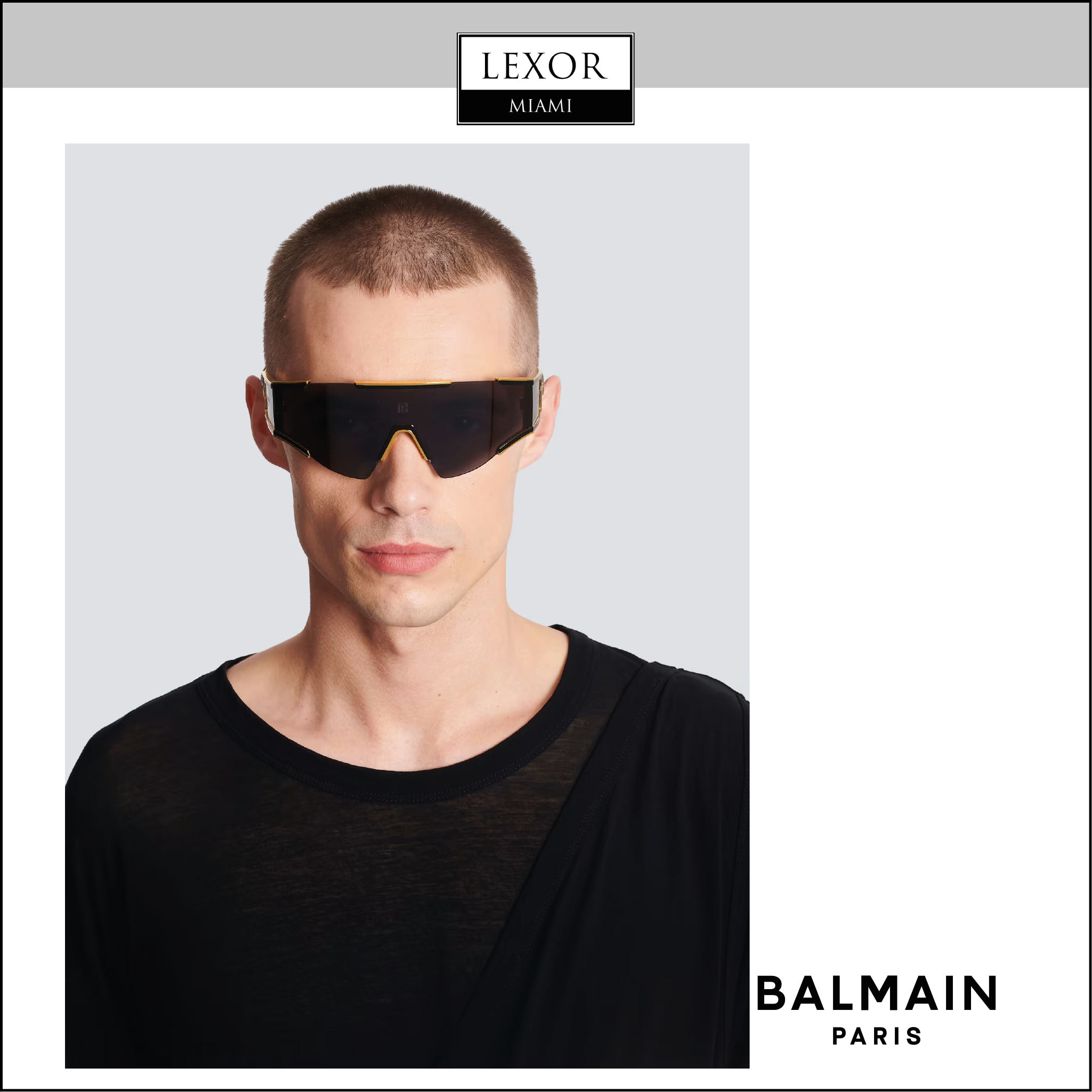 Balmain BPS-138A-141 FLECHE Unisex Sunglasses – Lexor Miami